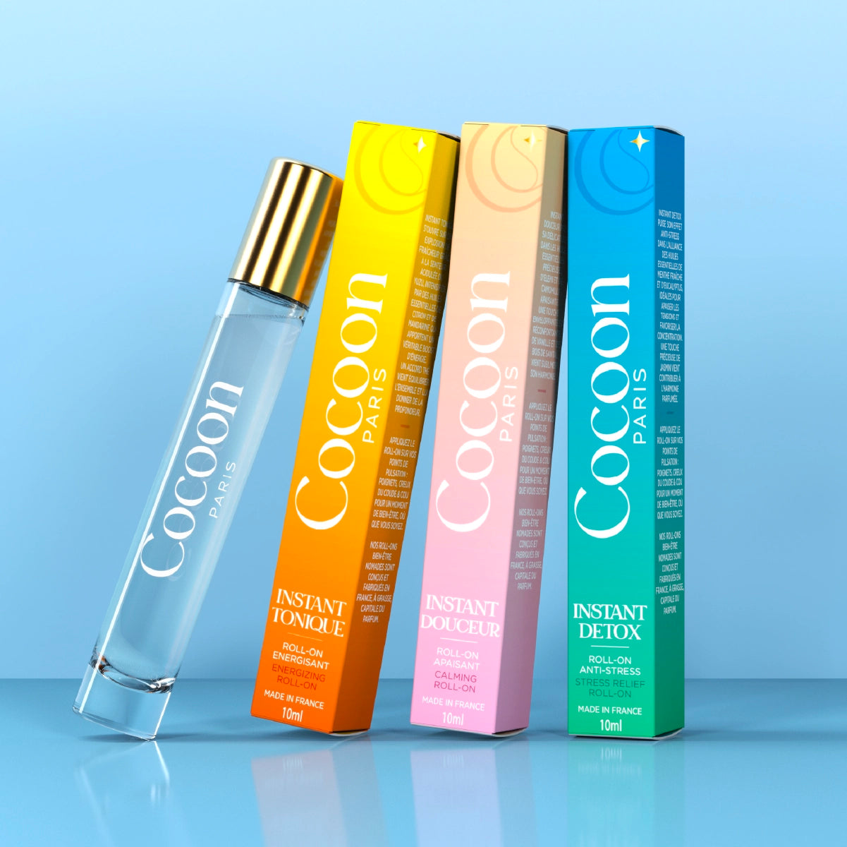 Pack Trio Roll-On - Huiles Essentielles Bien-Être | Cocoon Paris